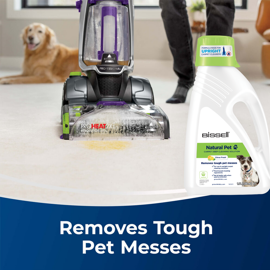 Natural Pet Carpet Deep Cleaning Formula (1.5L) – BISSELL® Australia